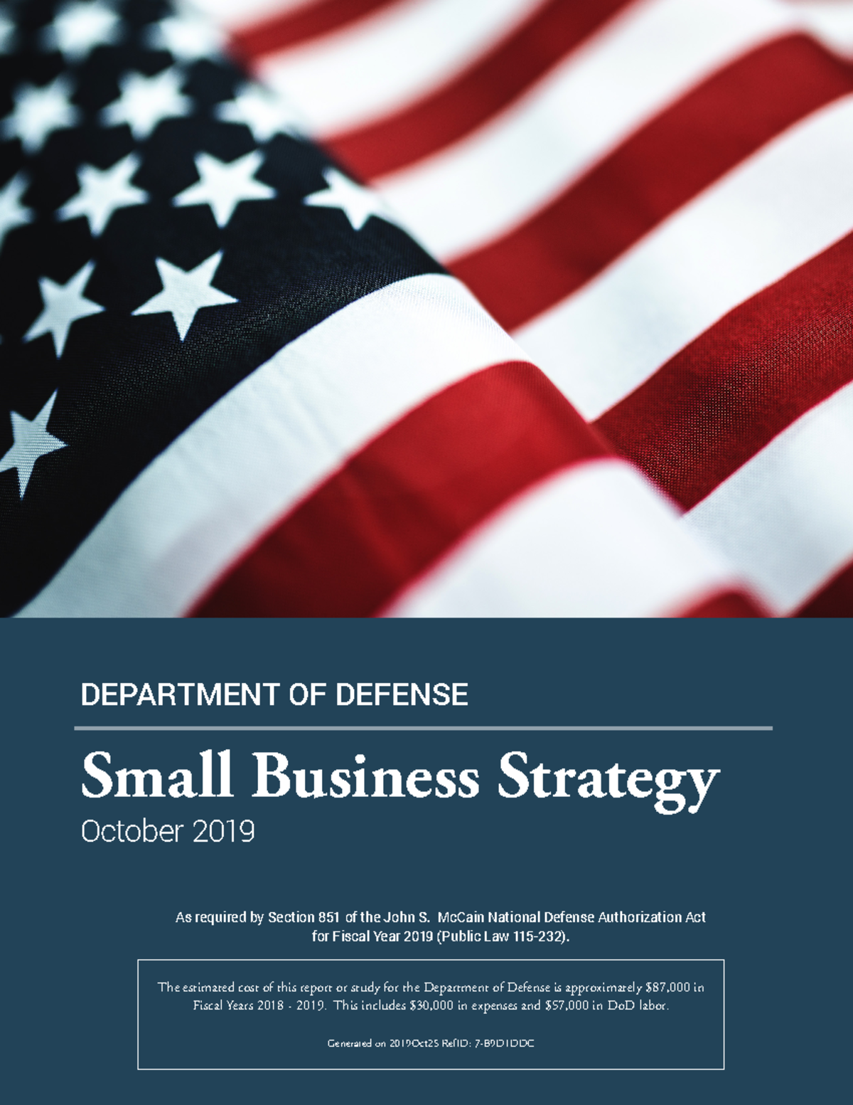 Small Business Strategy - Small Business Strategy October 2019 ...