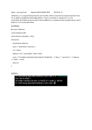Oops c++ elab level 1,2 and 3 - OODP Project - Studocu