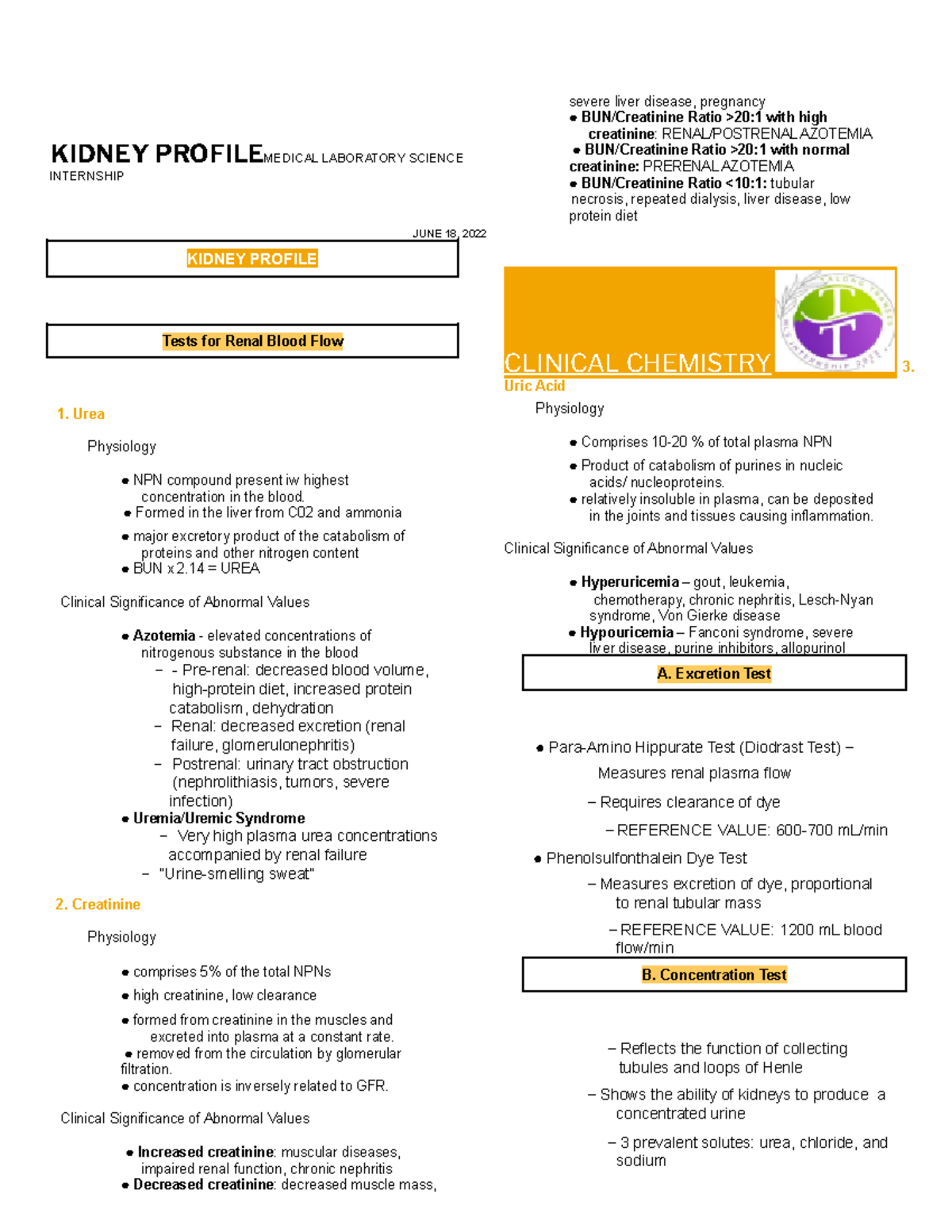 Clinical Chemistry Trans-Kidney-Profile-Toxicology - KIDNEY ...