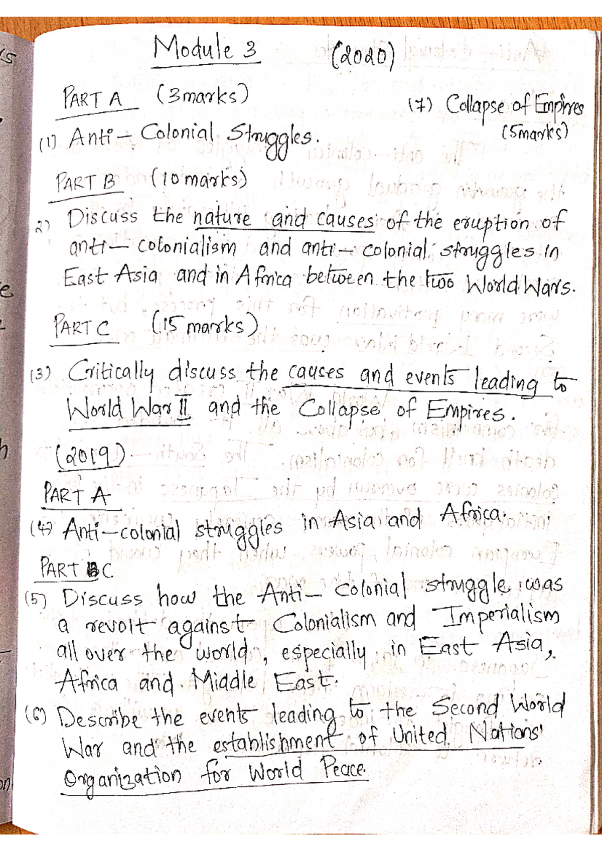 History module 3 - Notess - 3 year /5 year LL.B. - Studocu