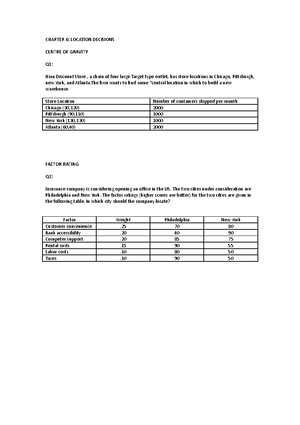 Productivity Challenge Tutorial (1) - OPERATION MANAGEMENT CHAPTER 1 (TUTORIAL) PRODUCTIVITY ...