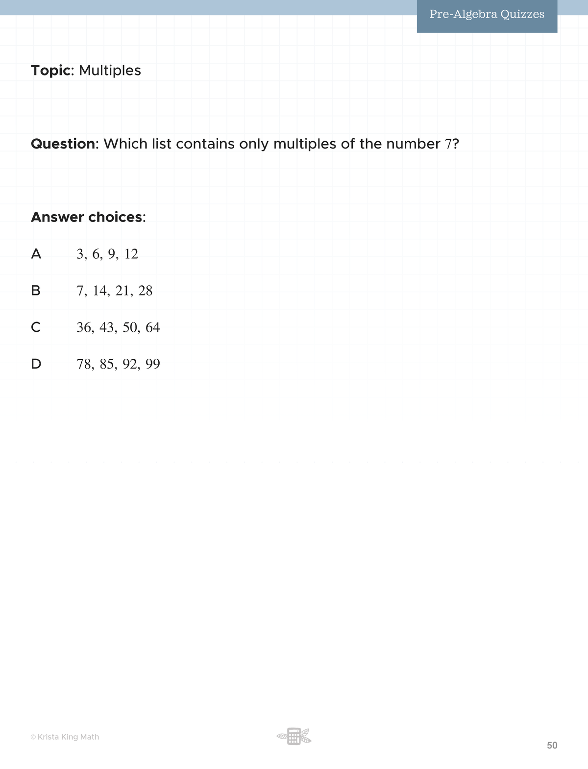 Multiples - Int econ notes - Topic : Multiples Question : Which list ...