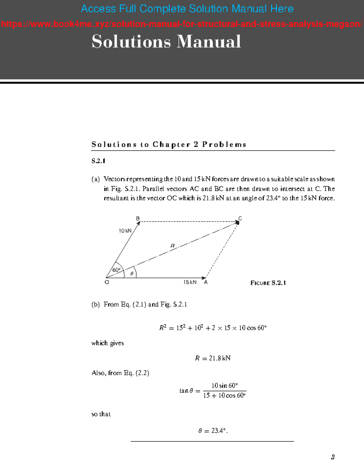 Engineering 101 - Solutions Manual Solutions to Chapter 2 Problems S ...