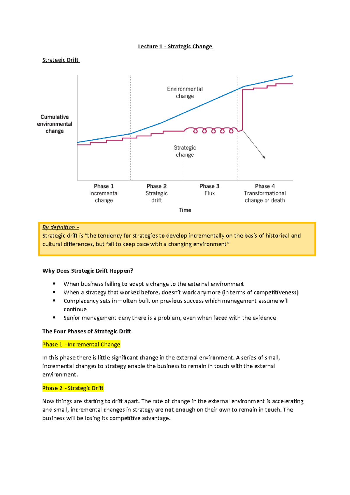 Lecture 15 Strategic Change Lecture Strategic Change Strategic Drift lecture-15-strategic-change-lecture-strategic-change-strategic-drift