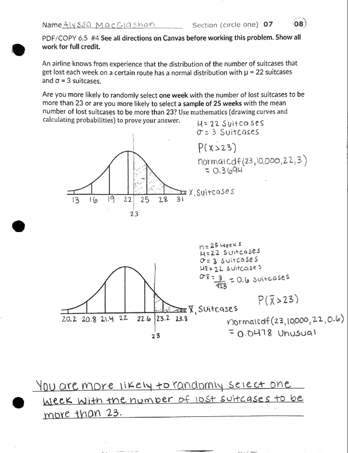 2023-04-12 23-25 - homework given in statistics class, given after lecture - MATH 155 - Studocu