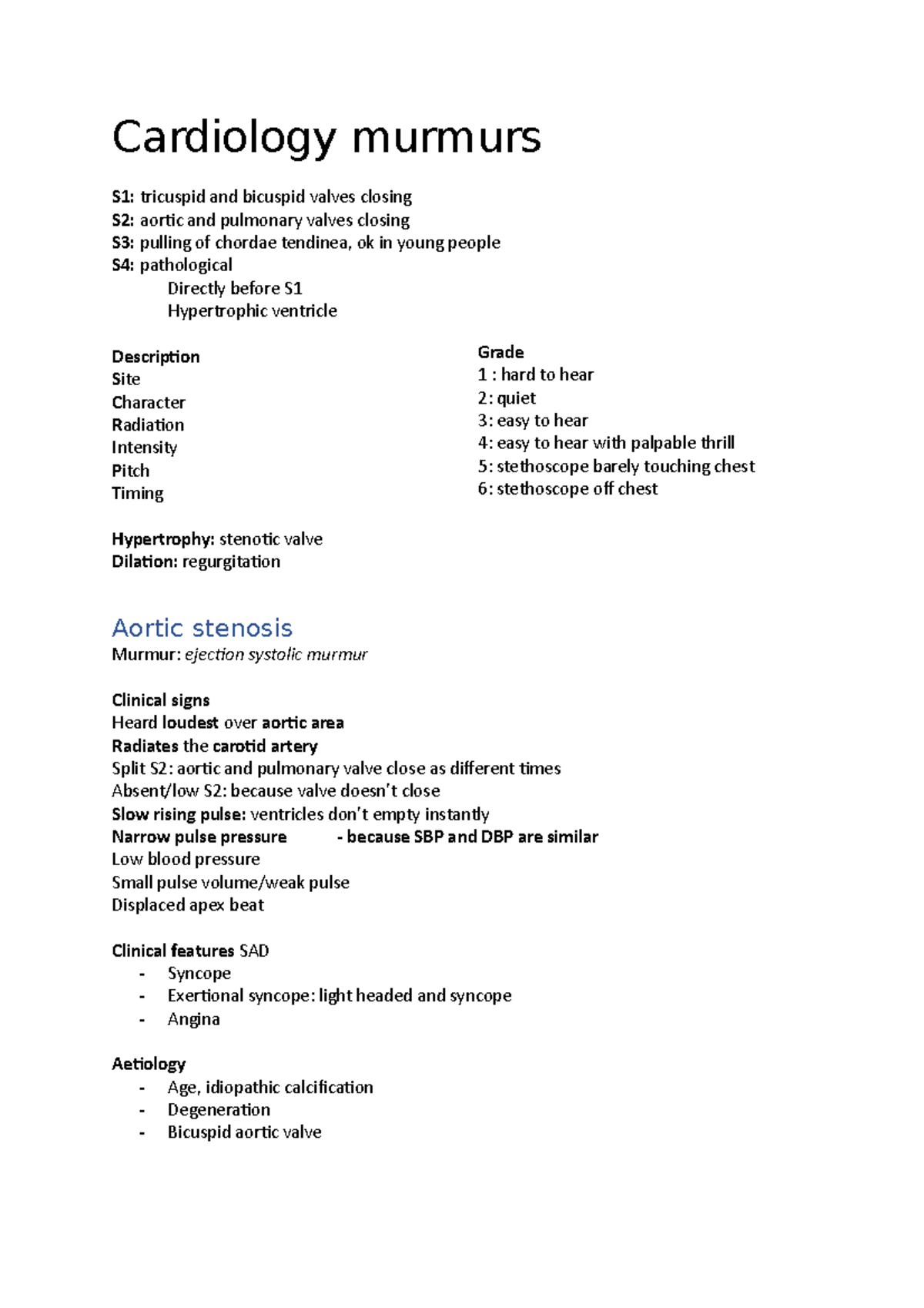 Cardiolog: Heart murmurs - Cardiology murmurs S1: tricuspid and ...