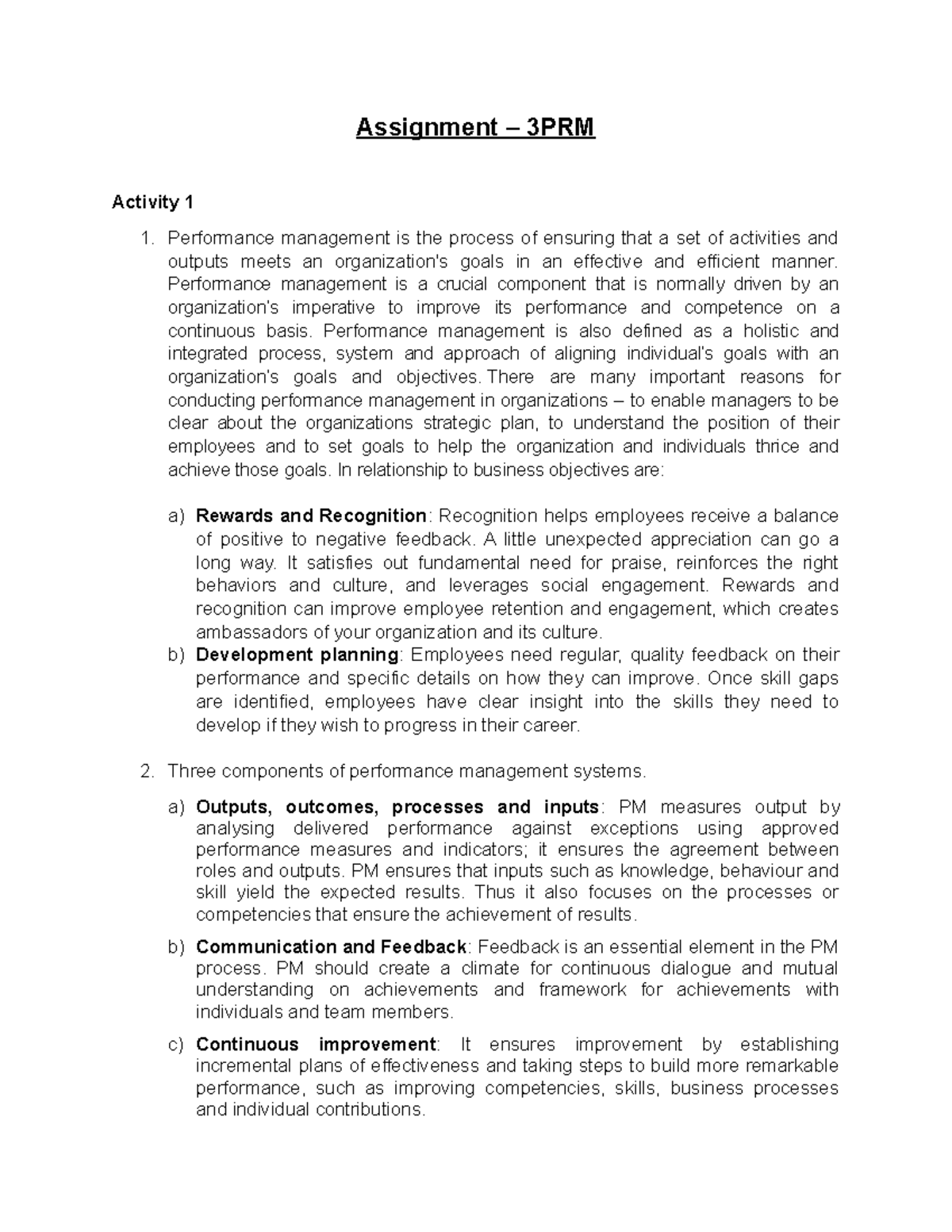 3PRM - Supporting good practice in performance and reward management ...