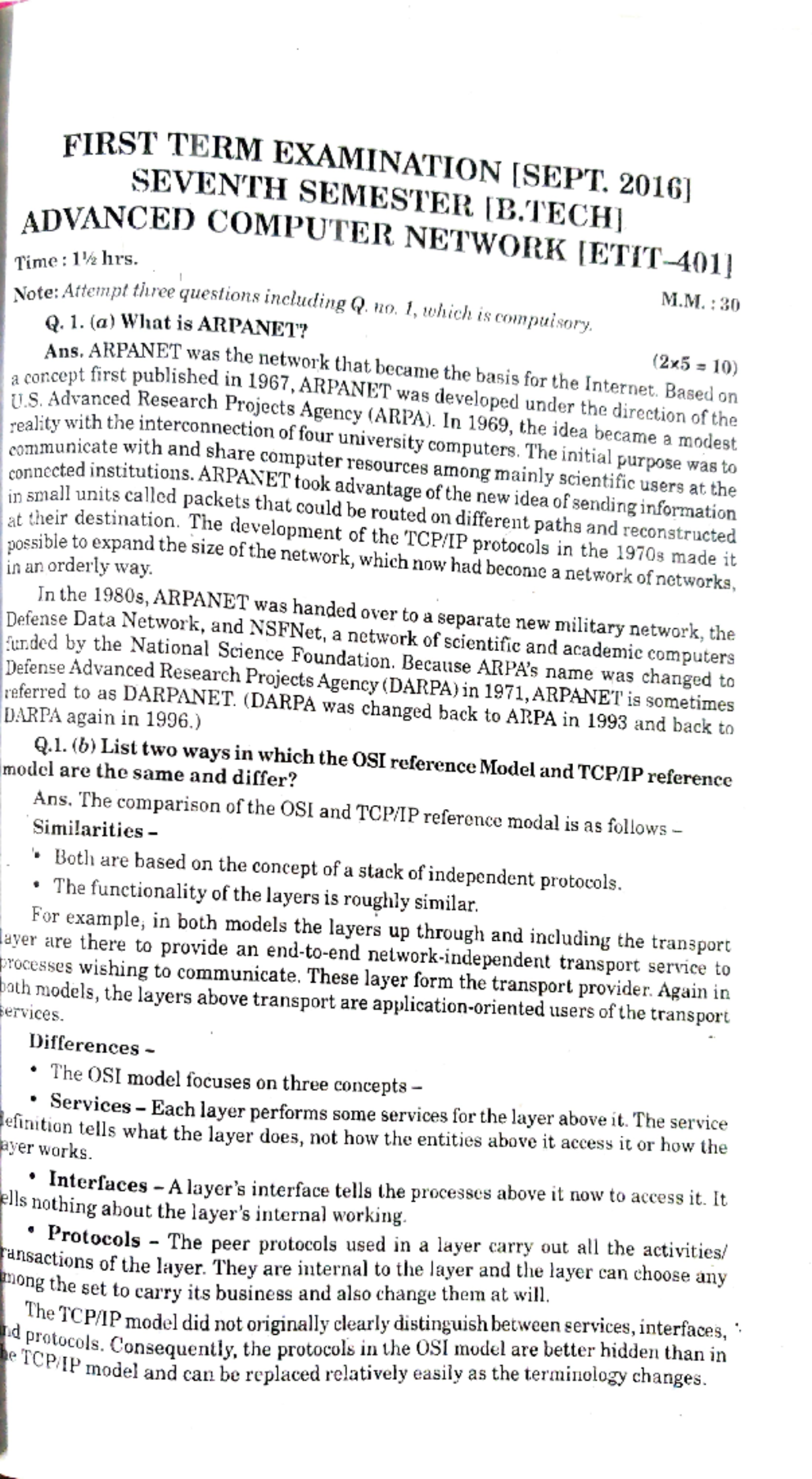 Advanced Computer Network Aakash - Studocu