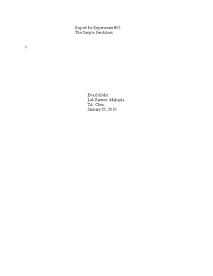 Physics Lab 3 Forces and Torques in Equilibrium June Cho - Experiment Forces and Torques in ...