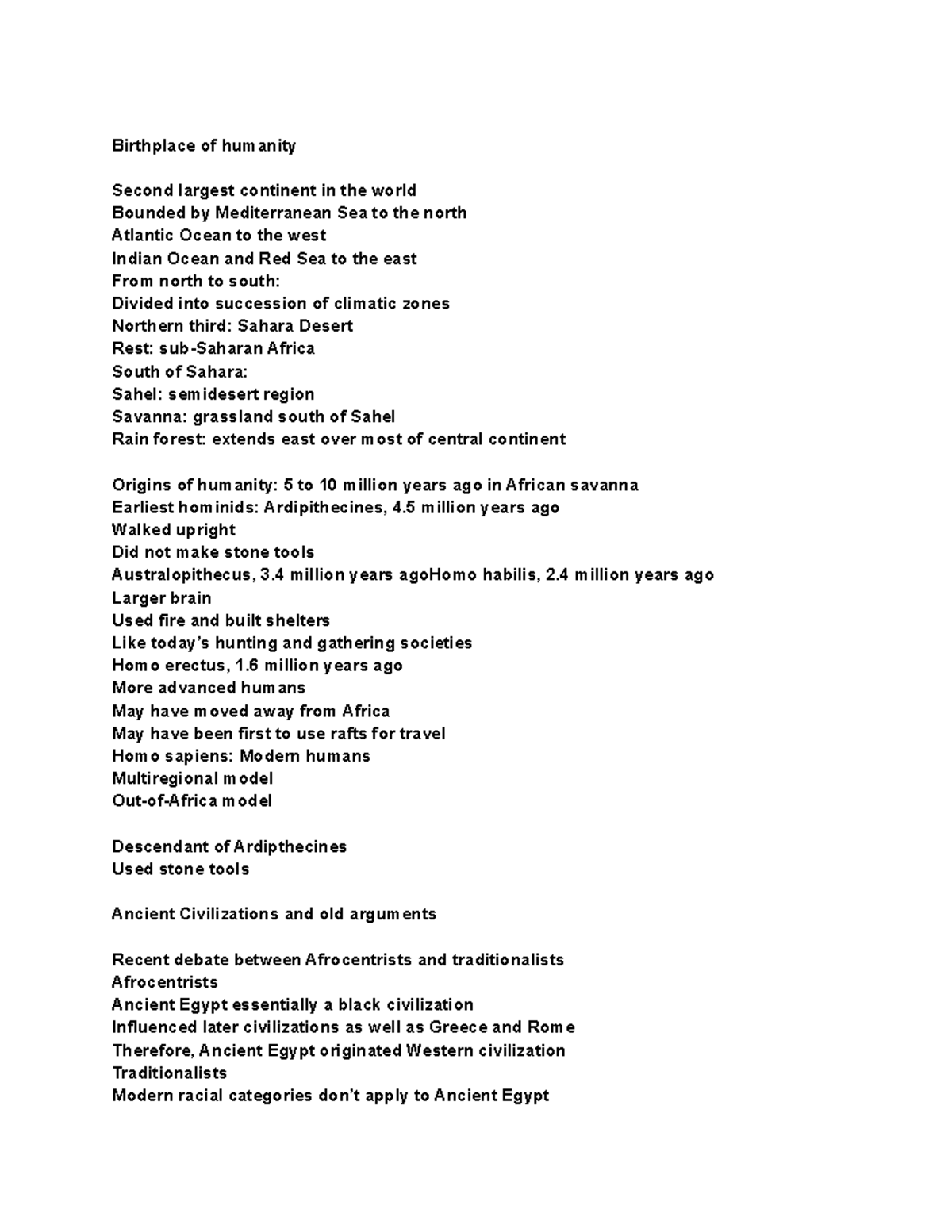 African American Literature study notes (chapter 1) Birthplace and ...