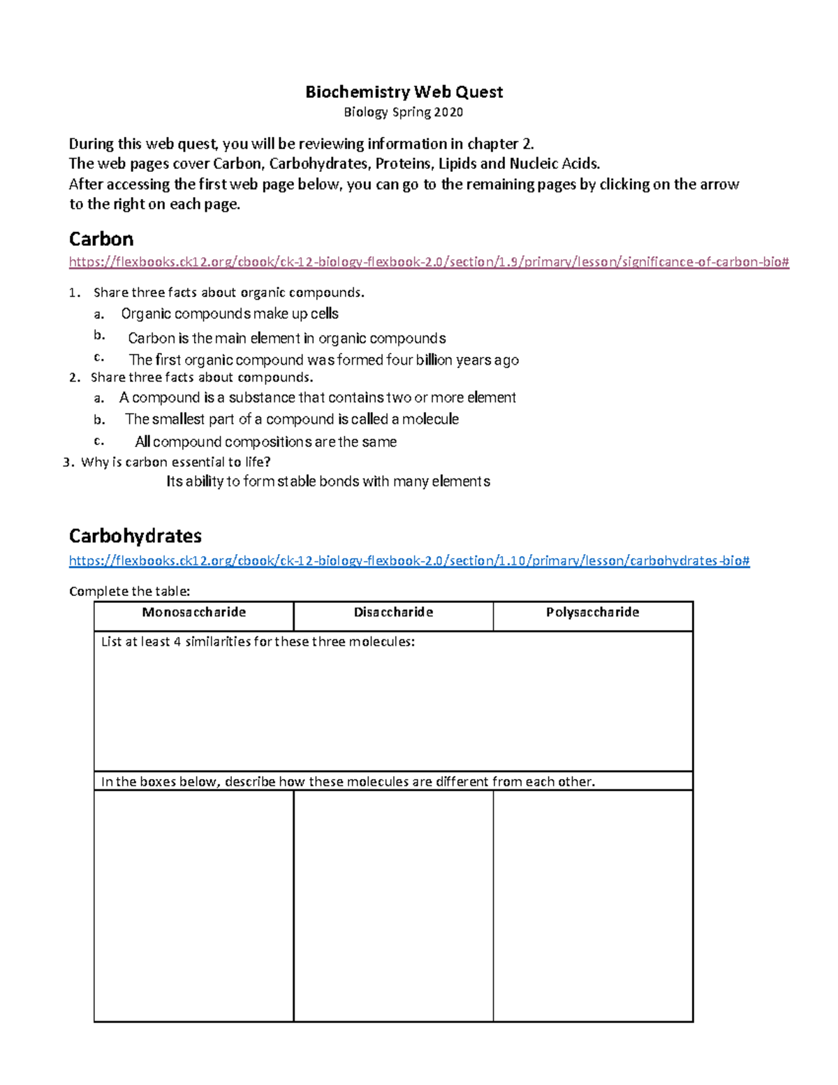 Kami Export - Jake Casey - Biology Online Biochemistry Webquest Section ...