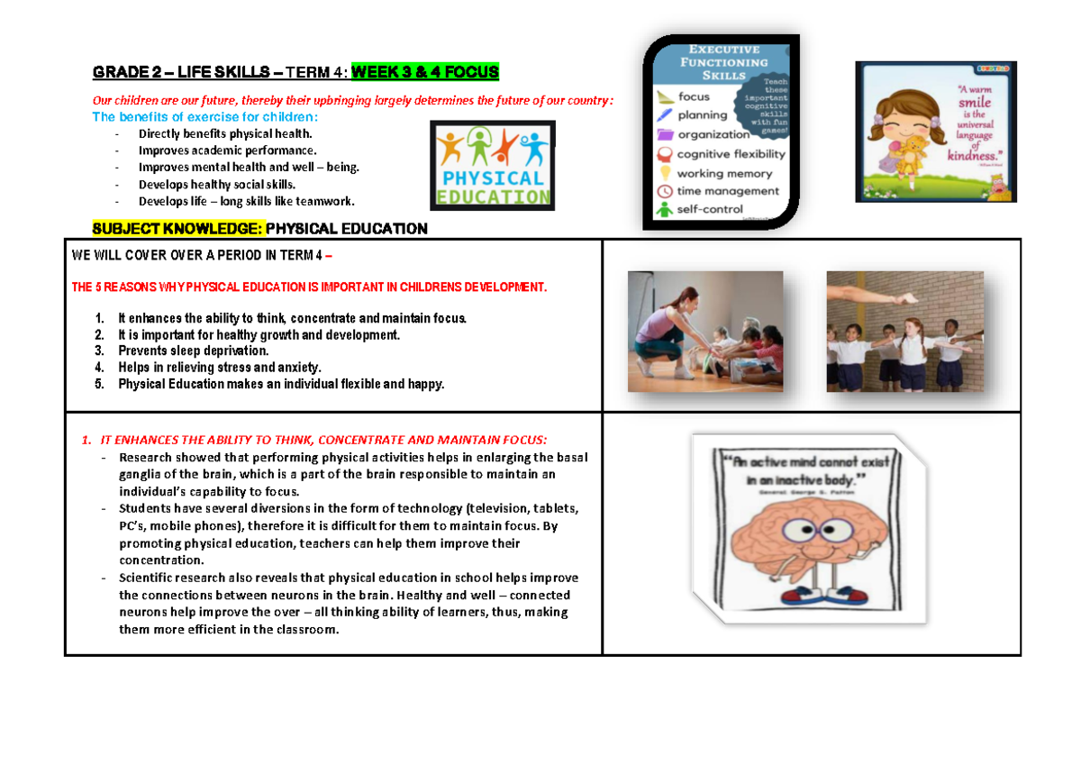 GR. 2 LIFE Skills WEEK 3 & 4 TERM 4 - GRADE 2 – LIFE SKILLS – TERM 4 ...