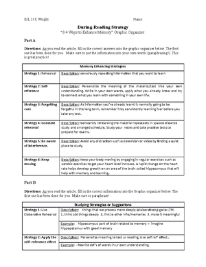 EIL 317 - Academic English I Reading:Writing - BYU-H (Practice Reading ...