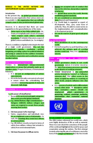 Lesson-5 - lesson 5 - MODULE 1: The Structures of Globalization At the end of this Module, the ...