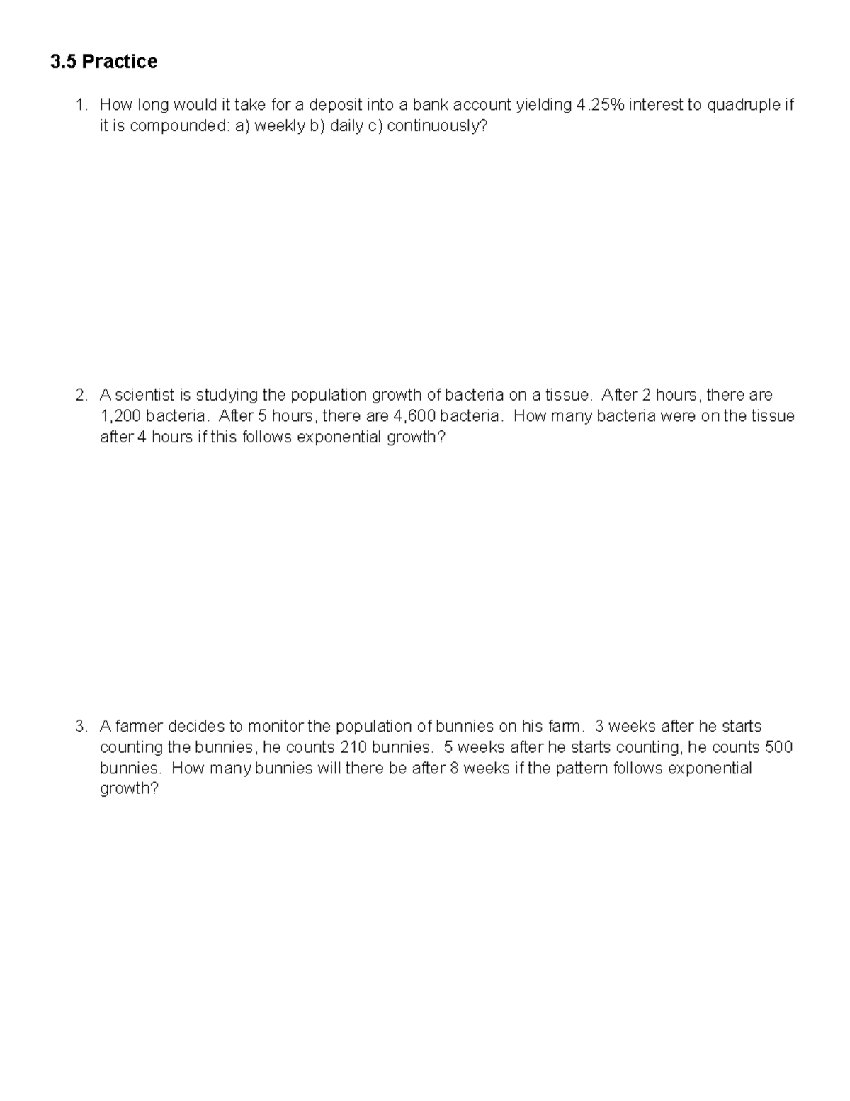 3 - essay standard phys - 3 Practice 1. How long would it take for a ...