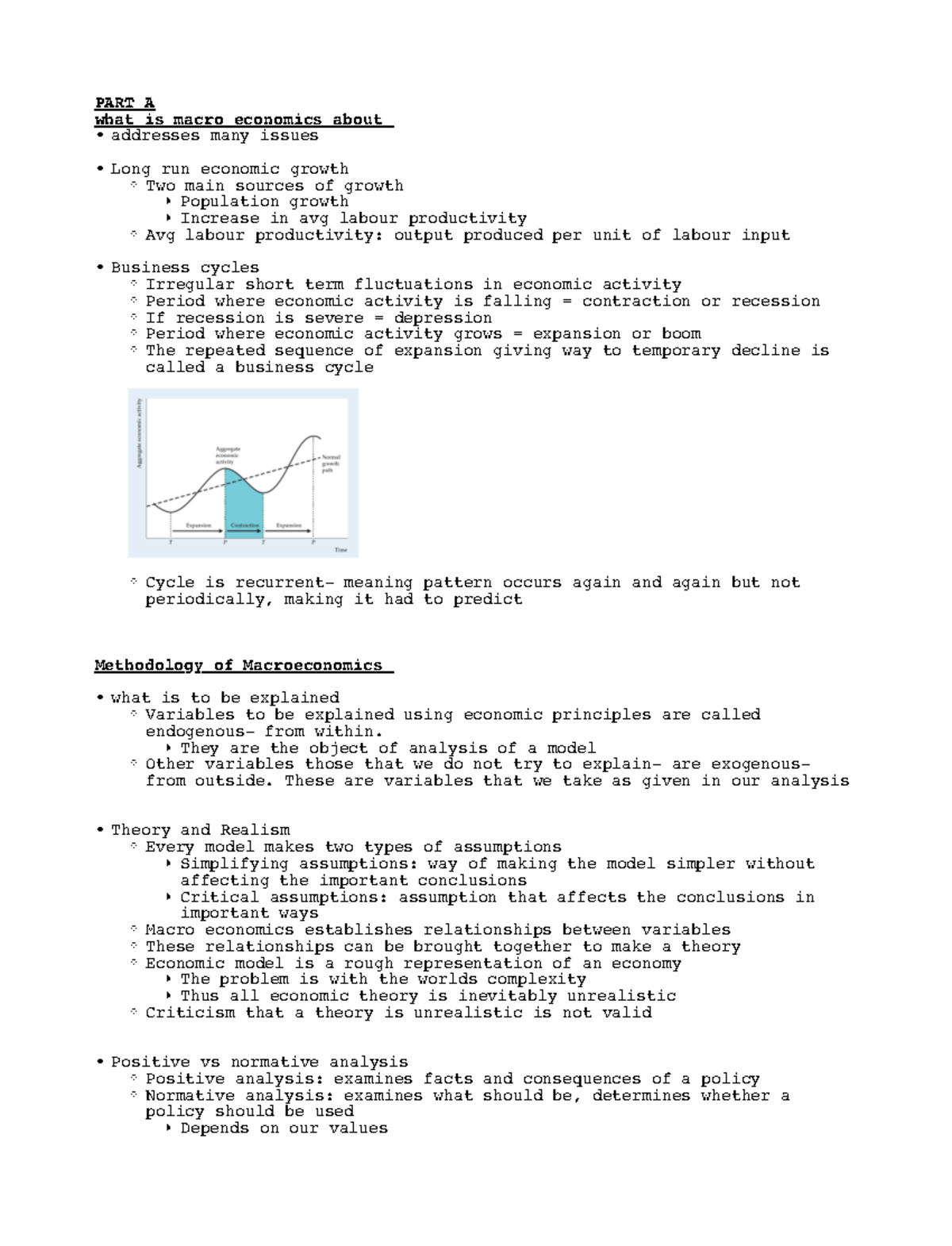 The measurement and structure of the economy - PART A what is macro ...