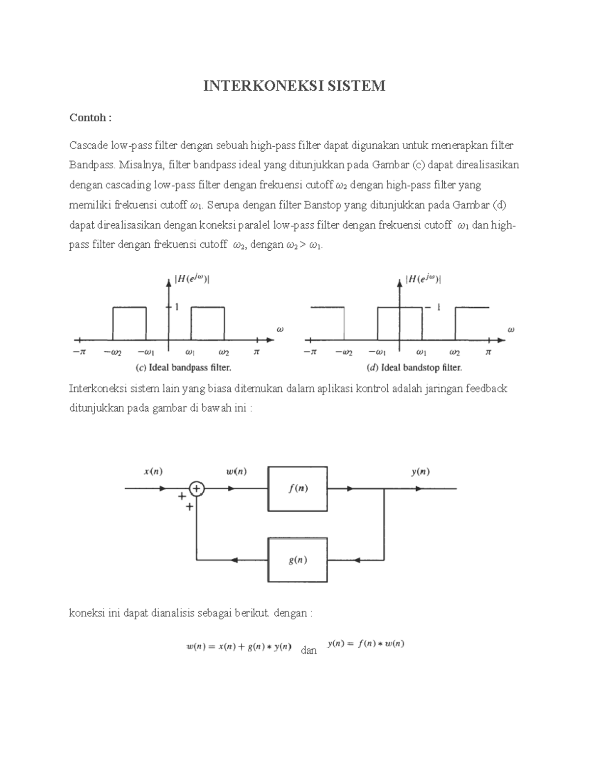 Contoh Soal Interkoneksi Sistem PSD - INTERKONEKSI SISTEM Contoh ...