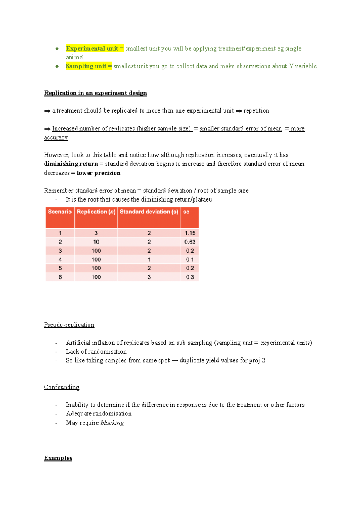 Stats Wk 5 Experimental Design Process - Google Docs - Experimental ...