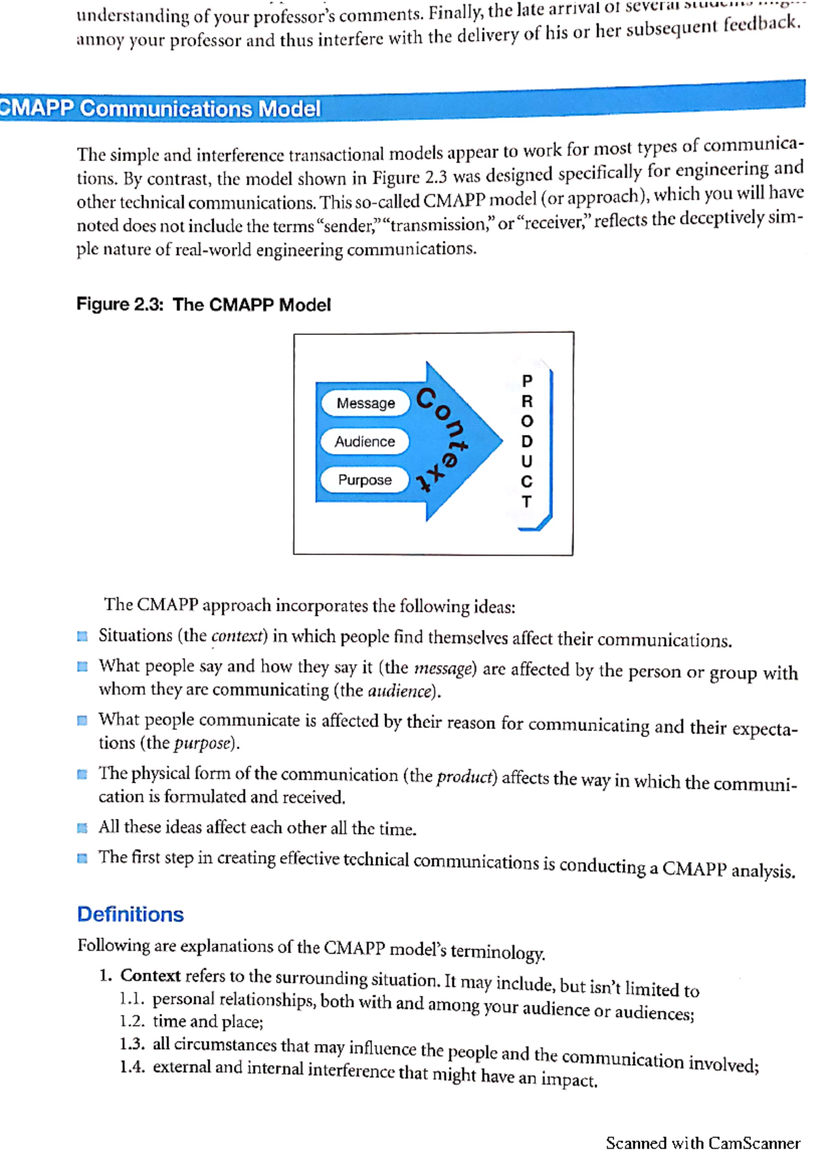 Cmapp revision notes - EEN111T - Studocu