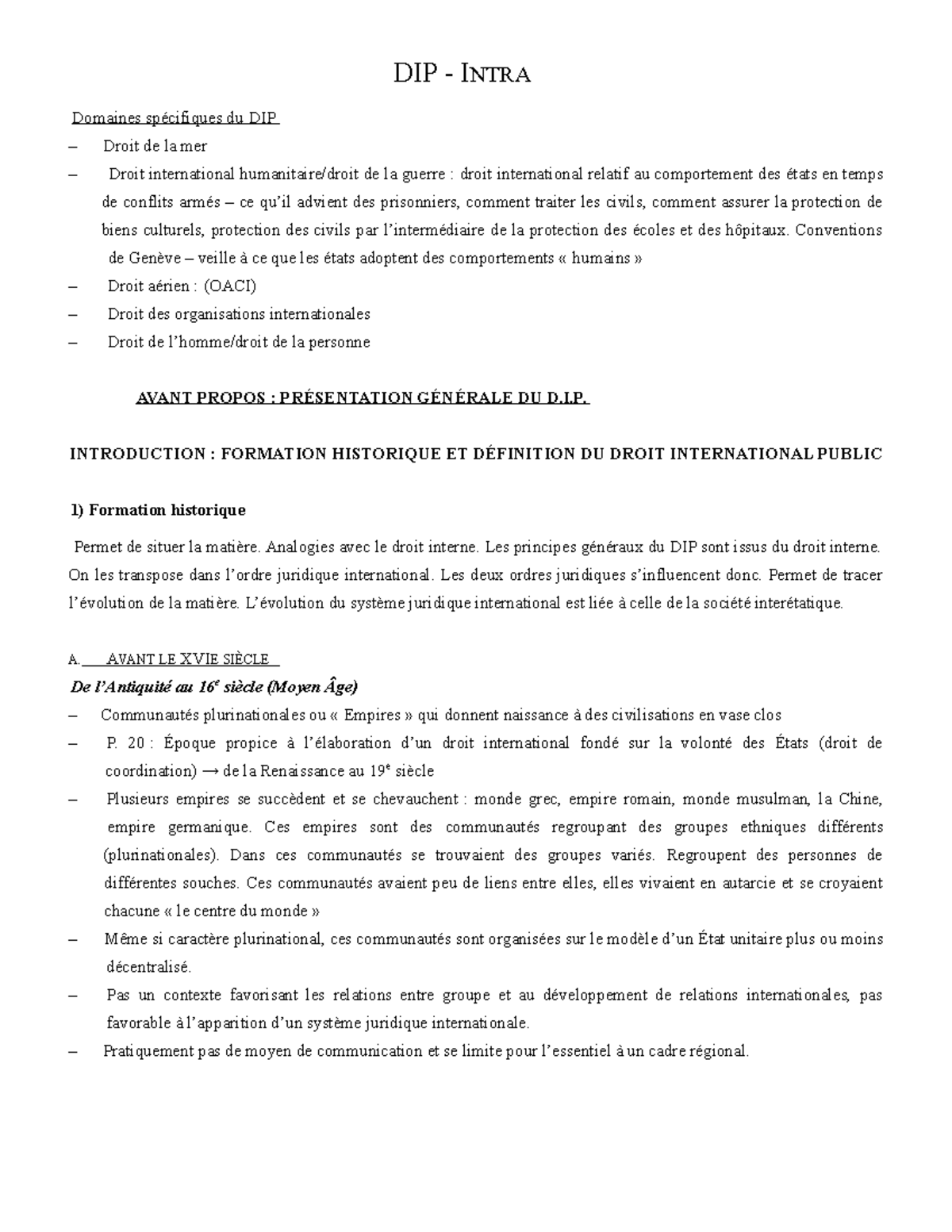 Note de cours DIP - Pierre- François Mercure - DIP - INTRA Domaines ...