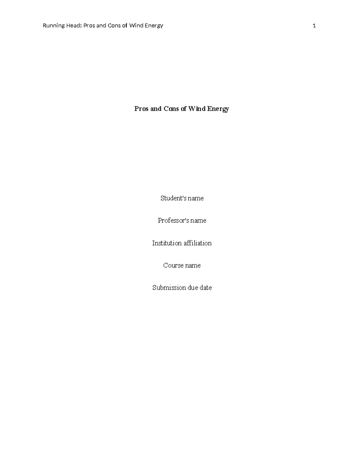 The Pros and Cons of Wind Energy: Evaluating the Potential and ...