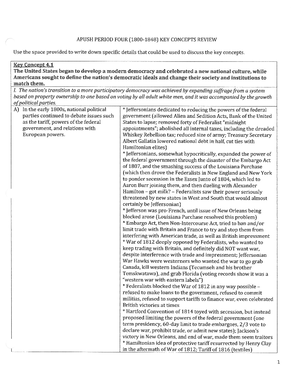 Period five key concept framework filled in - APUSH PERIOD FIVE (1844 ...