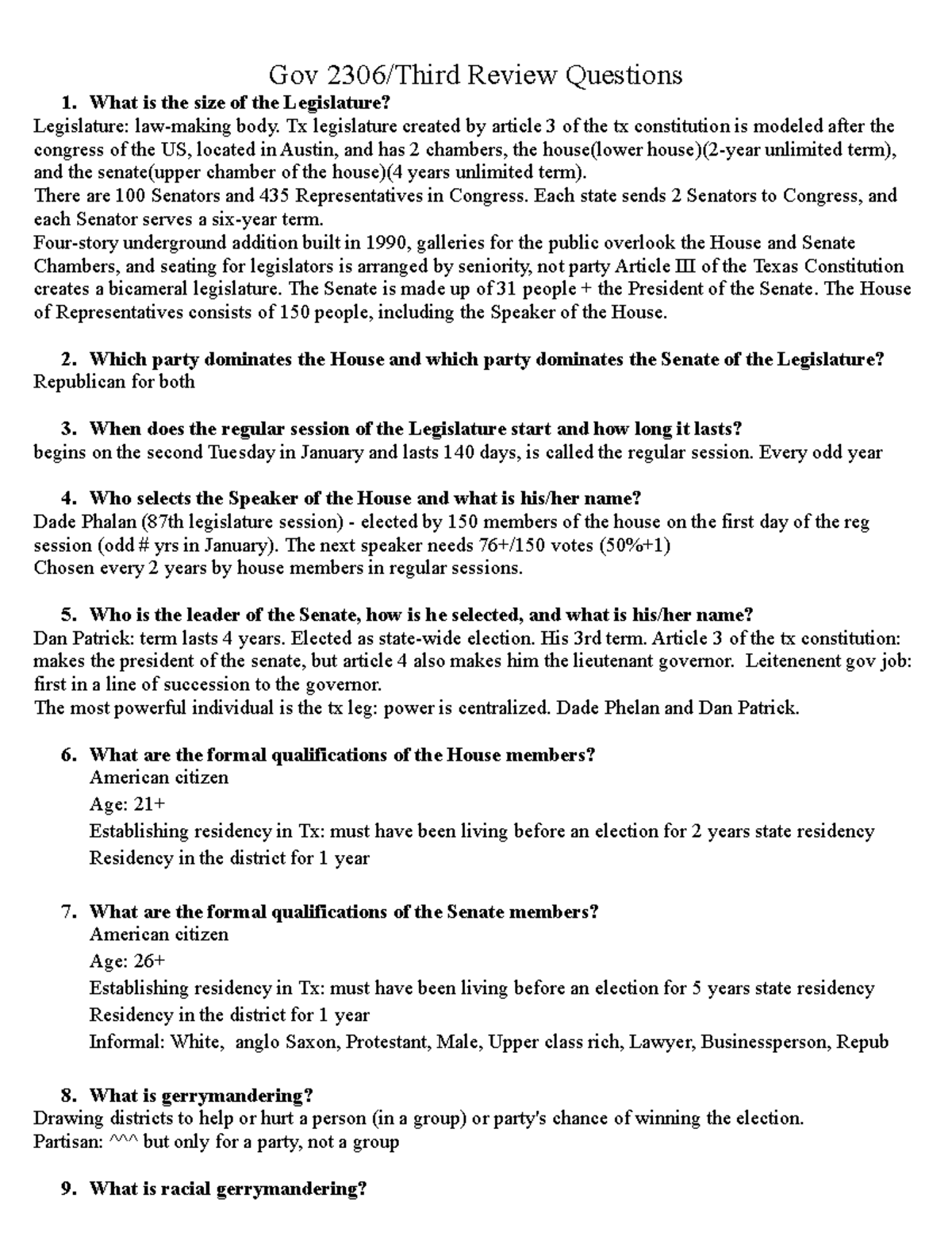 Print out Gov 2306 Third Review Questions - Gov 2306/Third Review ...