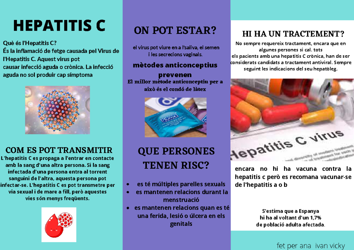 Hepatitis c ivan vicky ana - HEPATITIS C Què és l'Hepatitis C? És la inflamació de fetge causada ...
