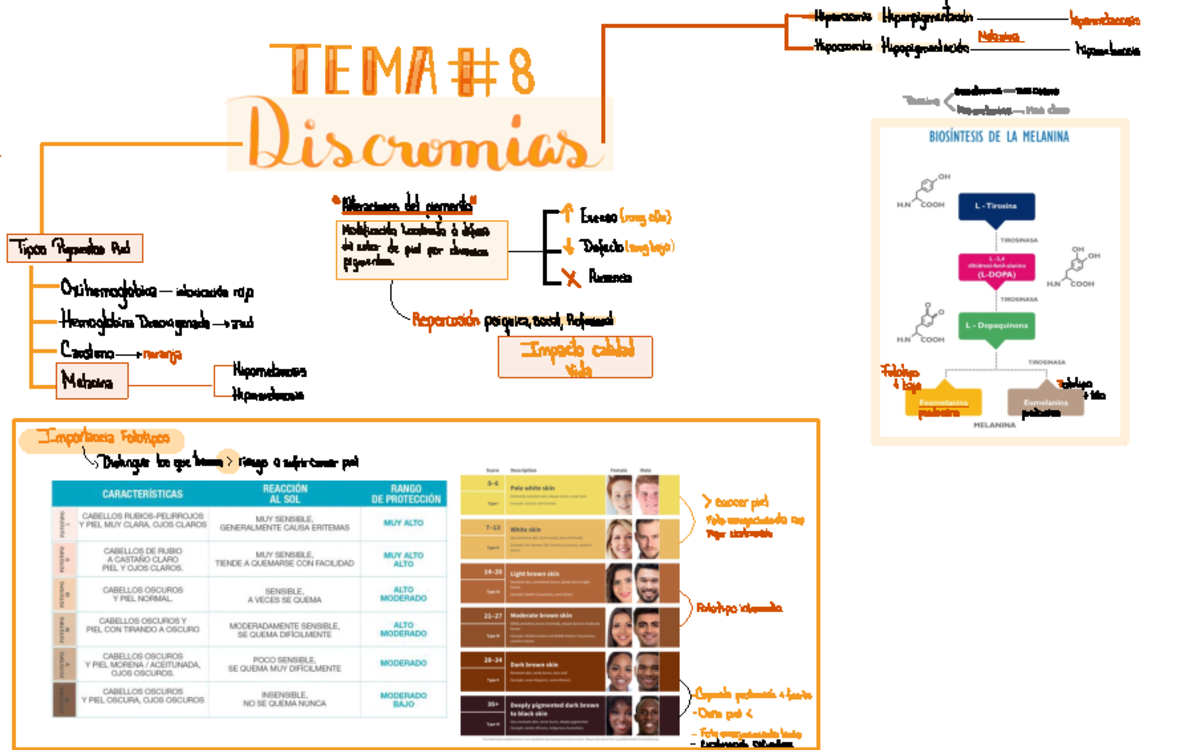 Discromias - muy util - Hipercromia Hiperpigmentación hipermelanosis ...