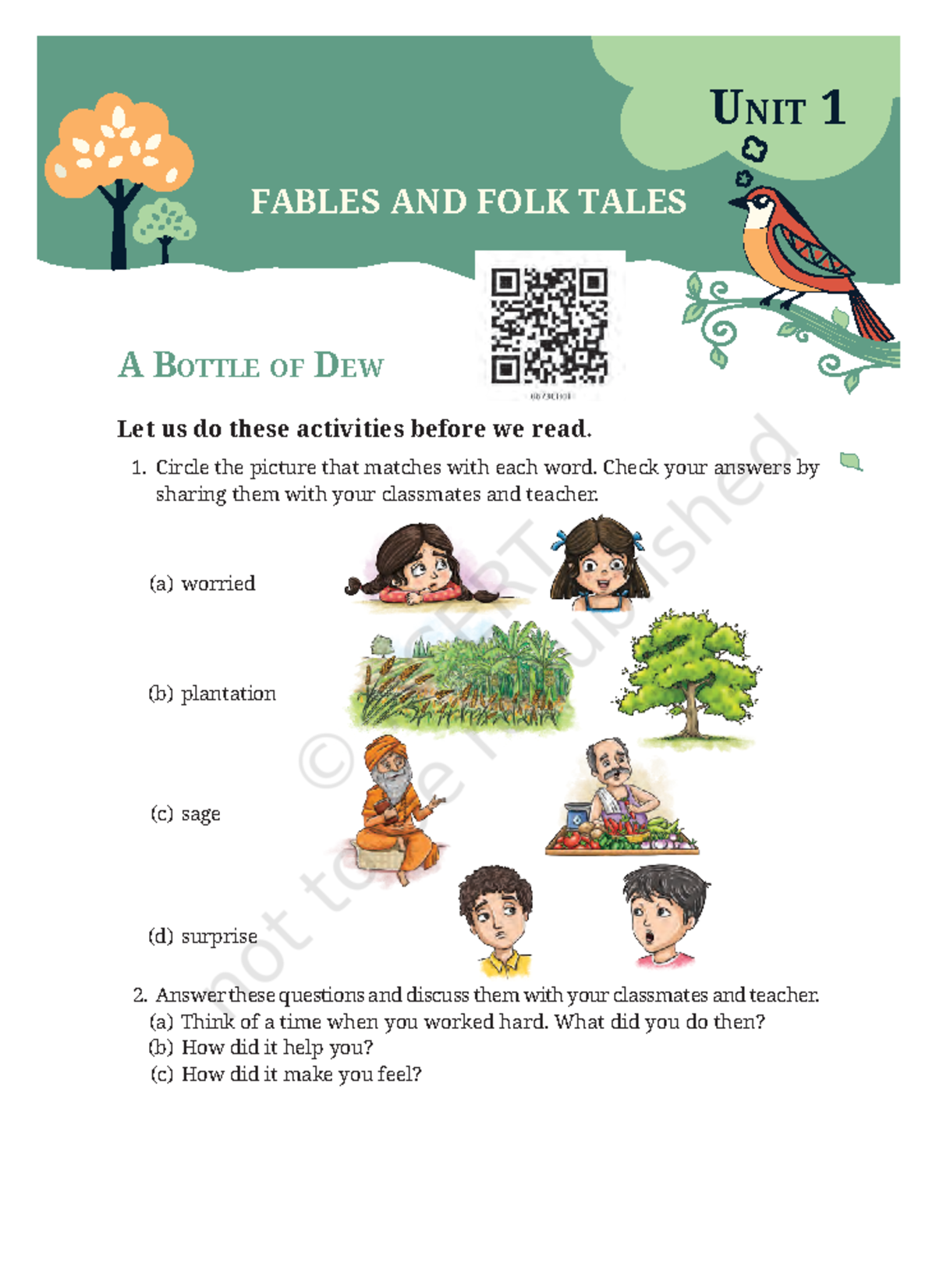 Fepr101 - hi this for yu - A Bottle of Dew Let us do these activities ...