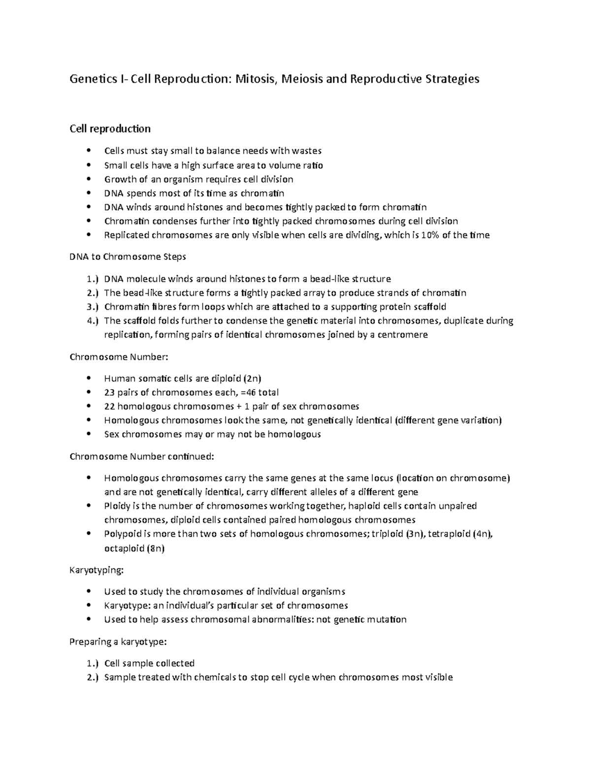 Genetics I - ) DNA molecule winds around histones to form a bead-like ...
