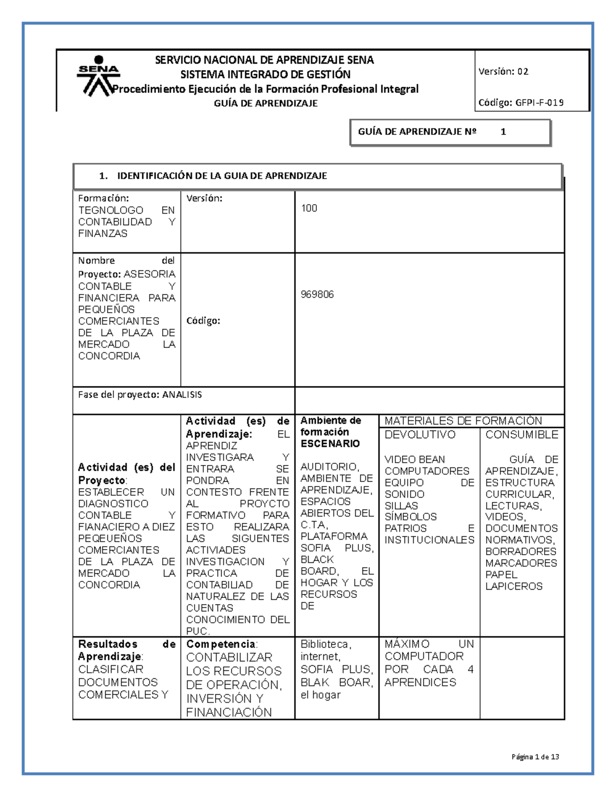 Guia 0 Intr Oscar - fhfhf - SISTEMA INTEGRADO DE GESTIÓN Procedimiento ...