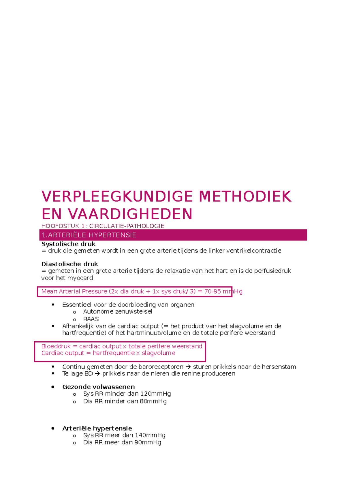 Verpleegkundige Methodiek en Vaardigheden - VERPLEEGKUNDIGE METHODIEK ...