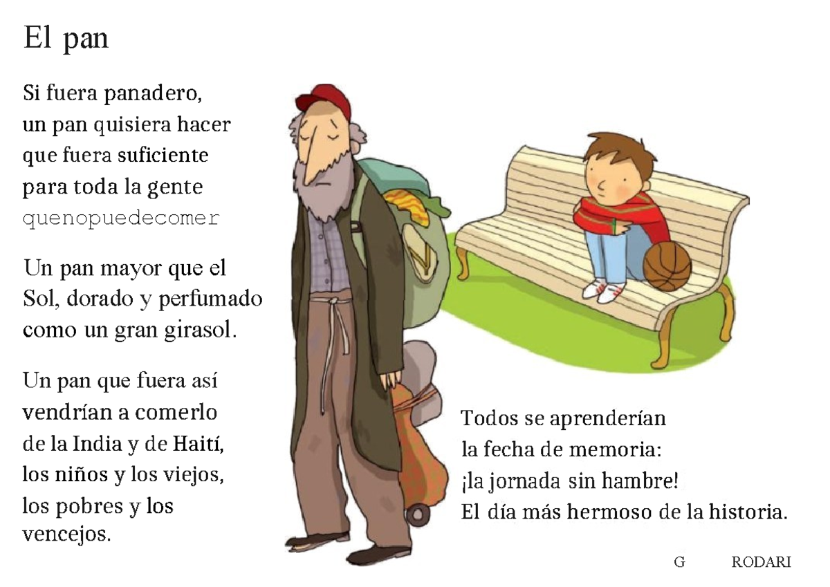 458058506-Poema - Lenguaje y comunicación - El pan Si fuera panadero ...