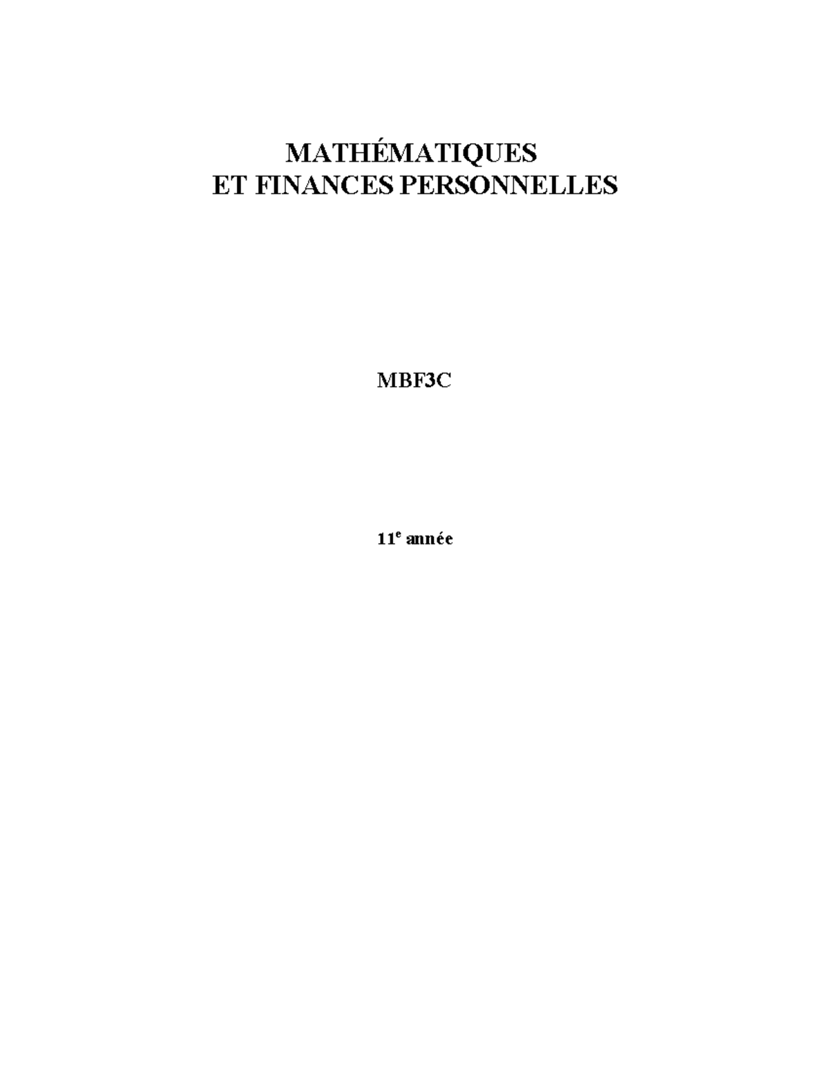 MATH - Intérêt Simple et Intérêt Composé : Formules pour le calcul de l ...