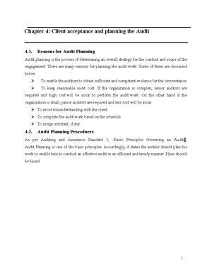 Ch2 - ch-2 auditing principles and practices - 1 Chapter 2: The Auditing Profession 2. Generally ...