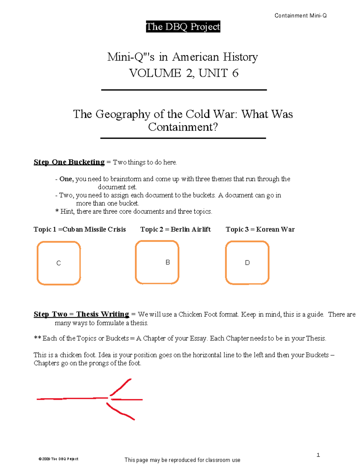 Cold+War+-+Mini+DBQ+Buckets completed - Containment Mini-Q 1 © 2009 The ...