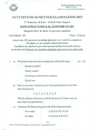 2021-DAA-SOL-MID-2020 Autumn - KIIT Deemed to be University Online Mid Semester Examination ...