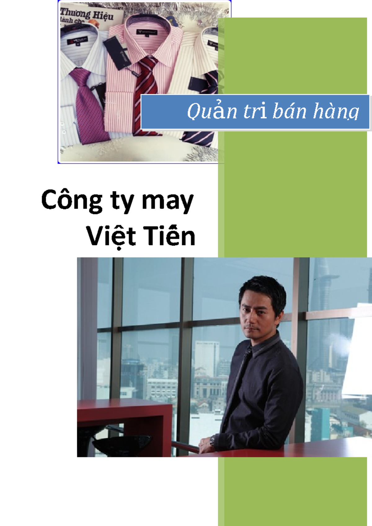 Tailieuxanh viettien 1 1608 - Công ty may Vi t Tiếếnệ Qu n tr bán hàng ả ị Danh sách thành viên ...