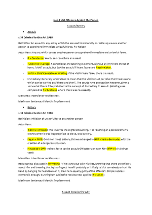 Top Marks - Section 20 Flowchart - Top Marks Non-fatal offences ...