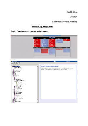 Chapter 2 Visual Assignment - Rasikh Khan BCS Enterprise Resource ...