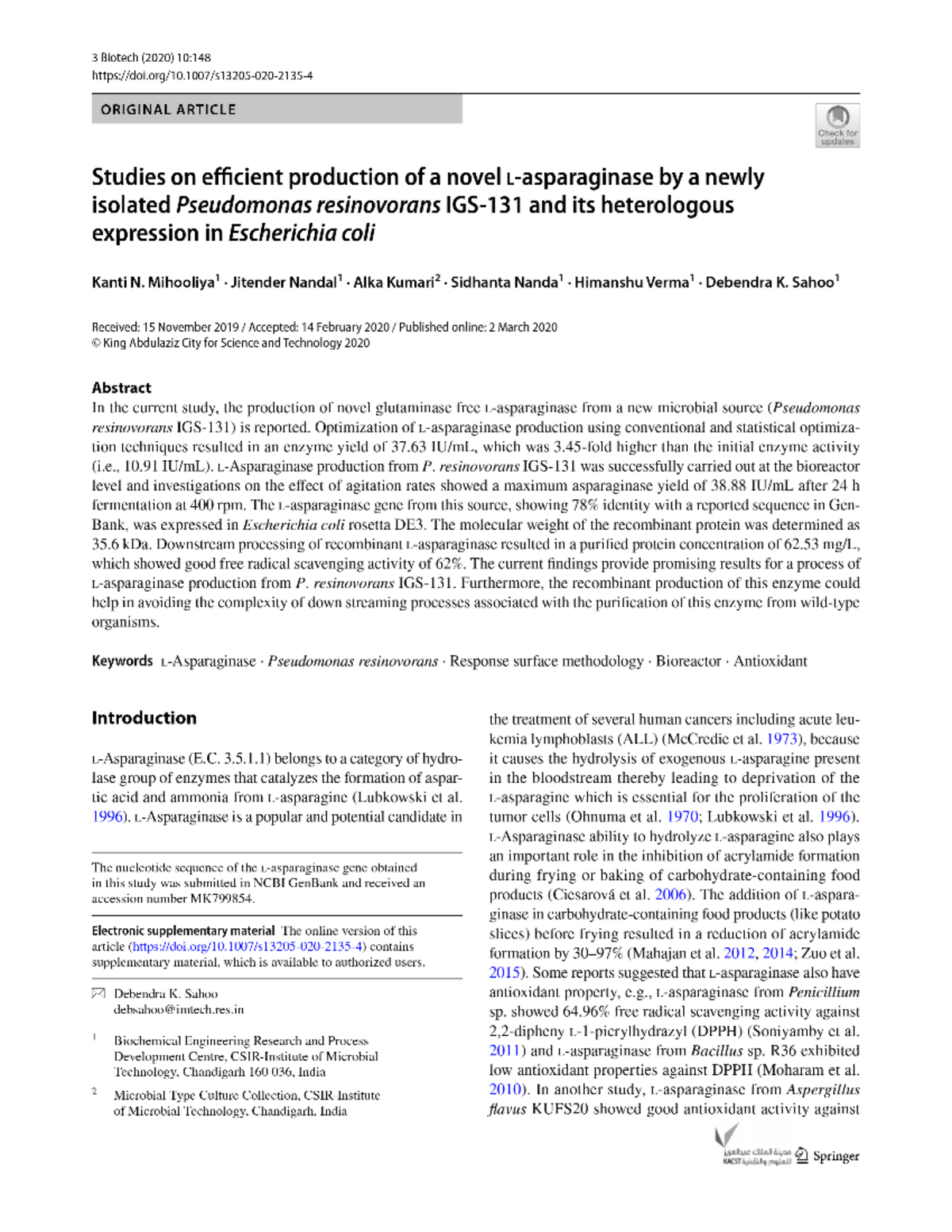 ANase 4 - Journal - Medical Microbiology - Studocu