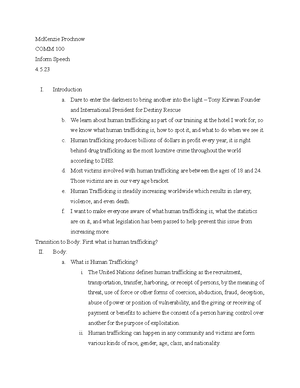 Persuasive Speech Assignment - ) Demonstrate ability to effectively ...