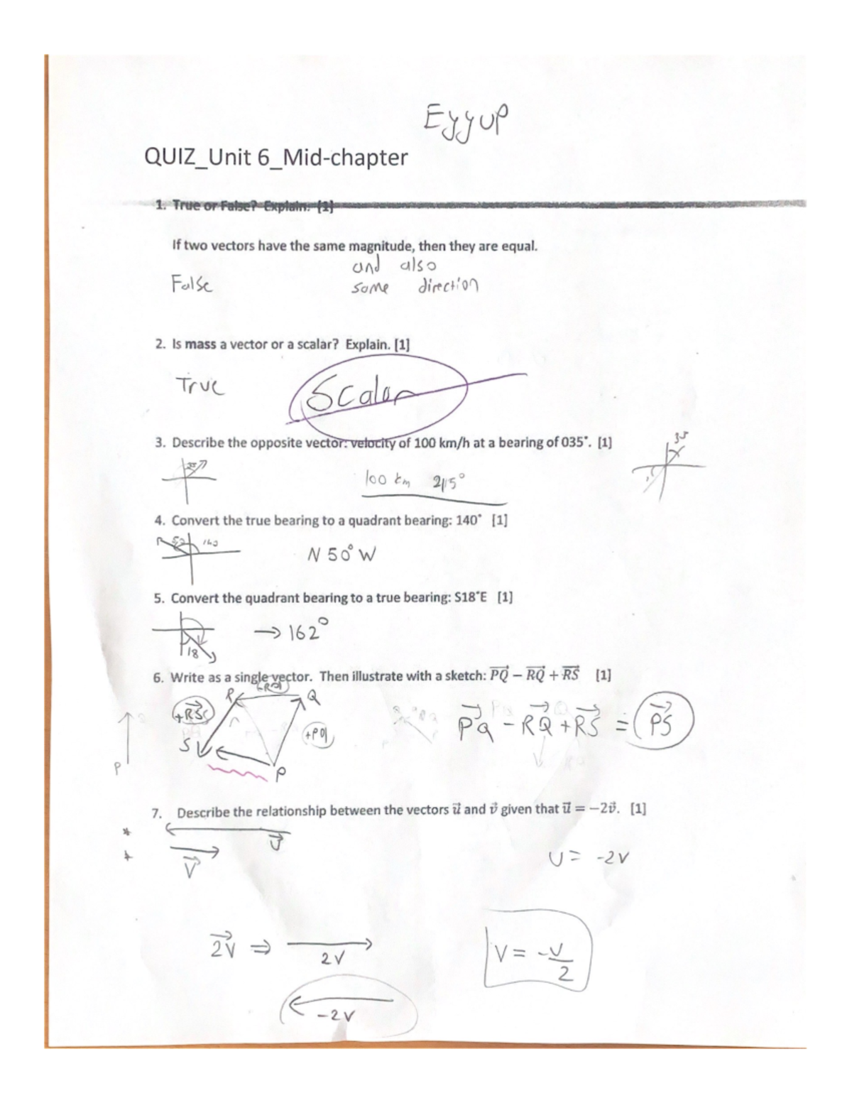 QUIZ Unit 6 Mid-chapter - Studocu