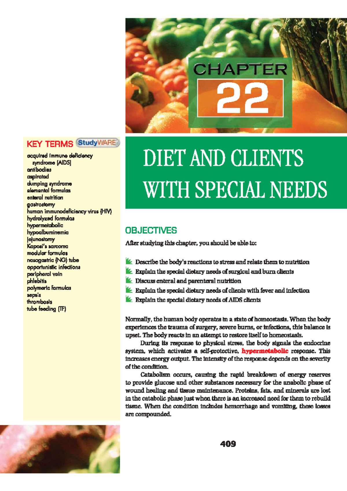 Diet and Clients with Special Needs - Bachelor of science in nursing ...