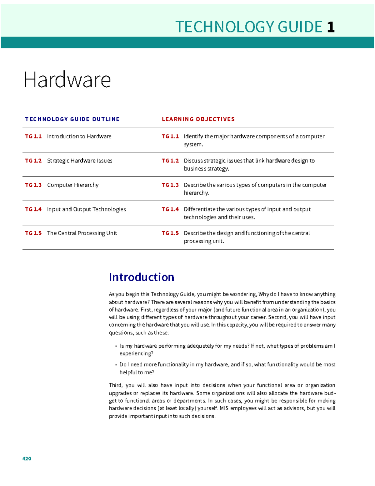 29-hardware-Guide - hsisnxbc - 420 TECHNOLOGY GUIDE 1 Hardware ...