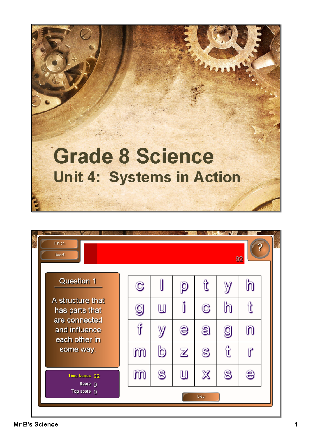 8 science systems lesson 3 - Grade 8 Science Unit 4: Systems in Action ...