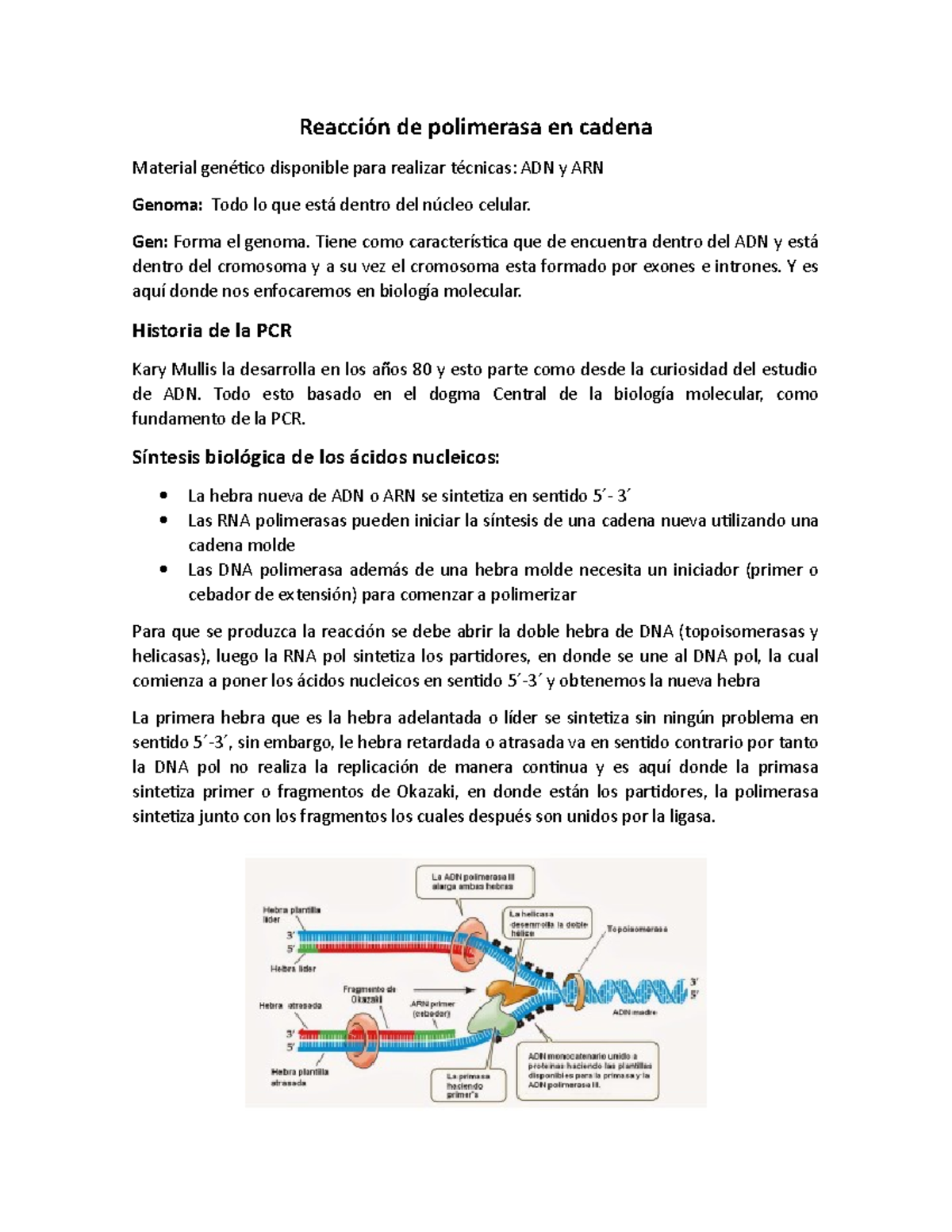 PCR - clase de pcr y sus variantes - Reacción de polimerasa en cadena ...