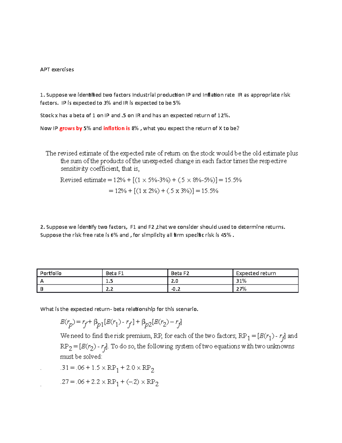 APT+exercises - yruugxudg - APT exercises Suppose we identified two ...