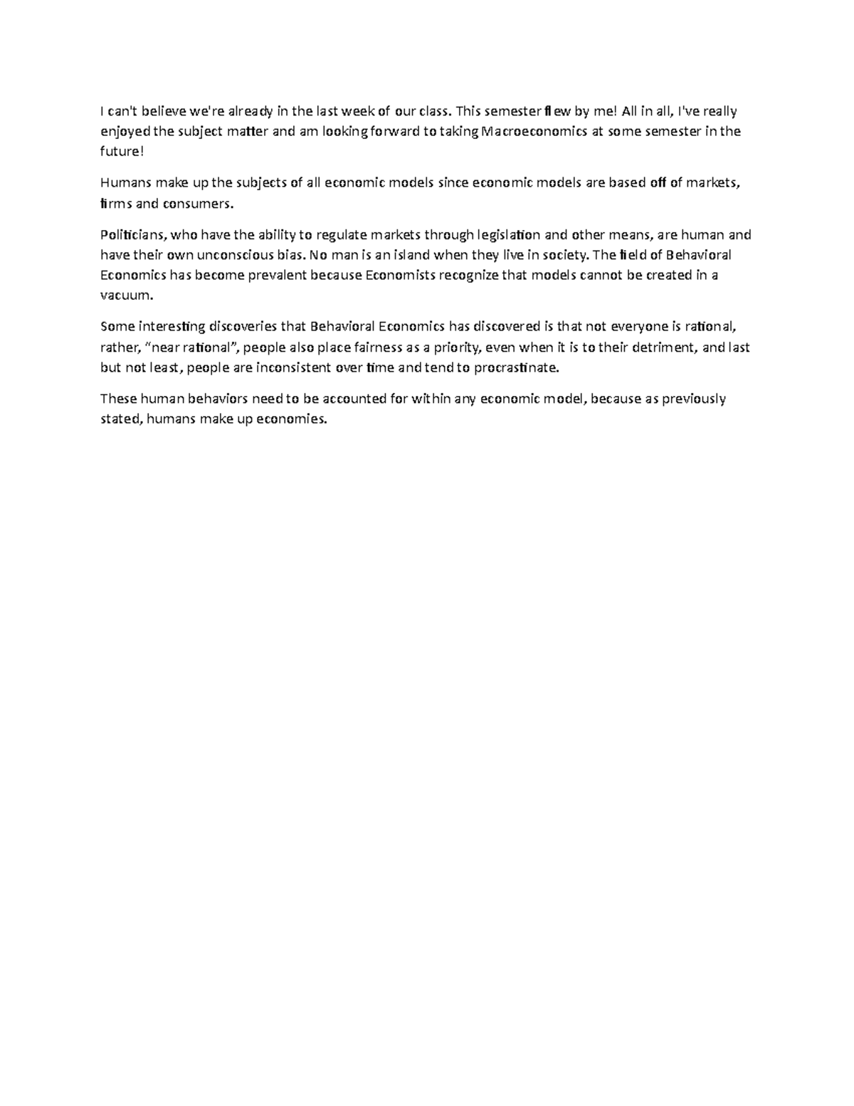 Module 8 Discussion Post - I can't believe we're already in the last ...